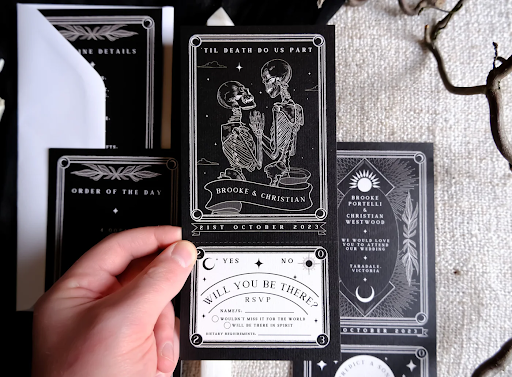 Personalised Tarot Card Invitations